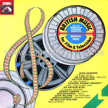 British Music For Film & Television Marcus Dods UK Issue Stereo LP HMV ...